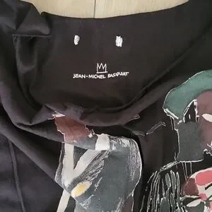 Jean Michel Basquiat | Tops | Jean Michel Basquiat Black Cotton Top M ...